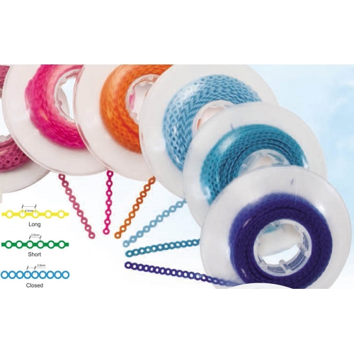 Elastomerics Power Chain, 15ft / Spool (Unit)