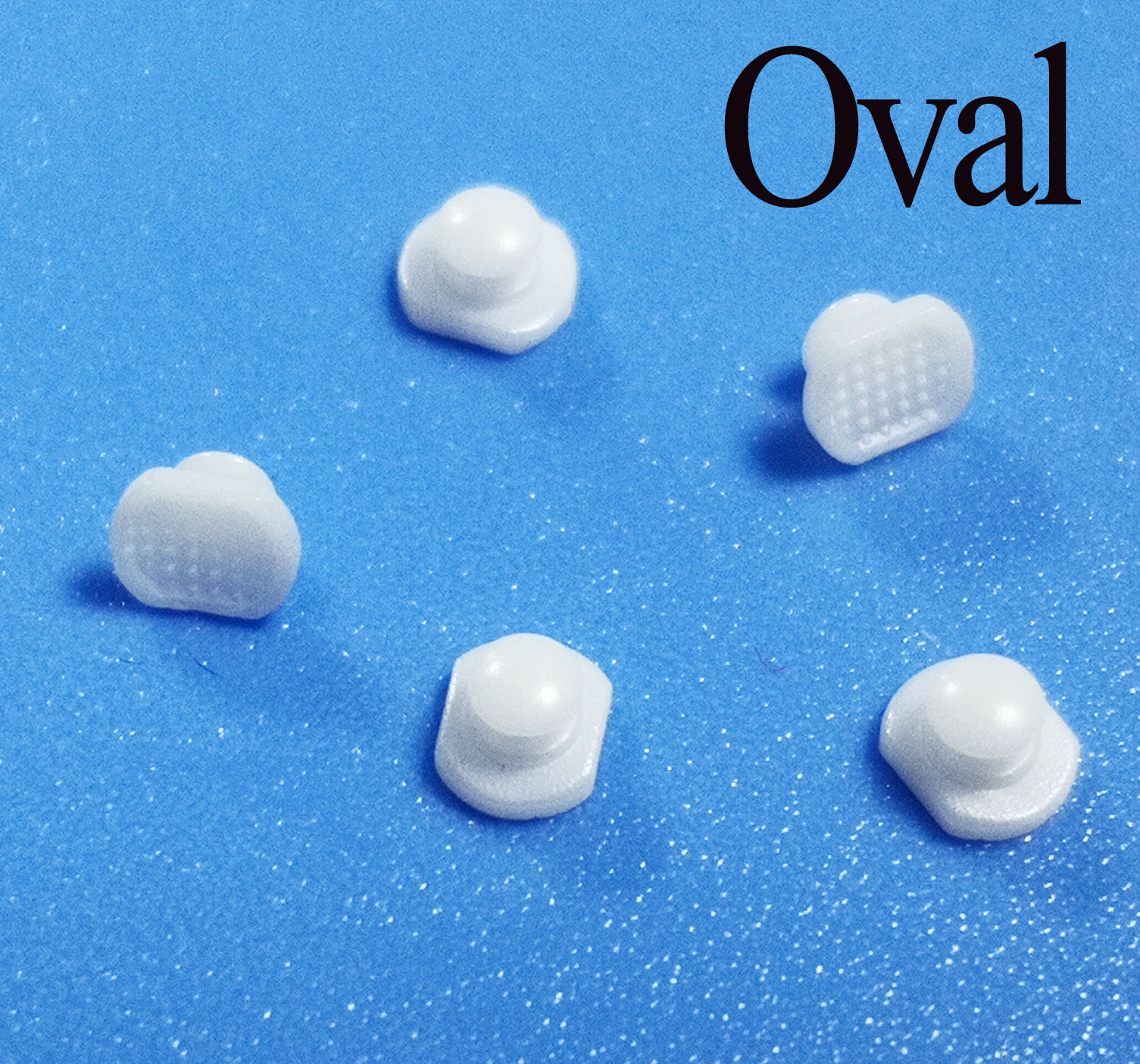 Ceramic Lingual Button, 10 Pcs / Pack (Unit)