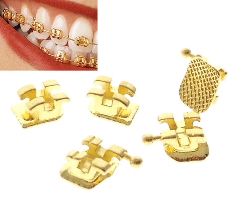24K Gold Plated Bracket , 80g Mesh Base 5-5 /20 Pcs (Unit)